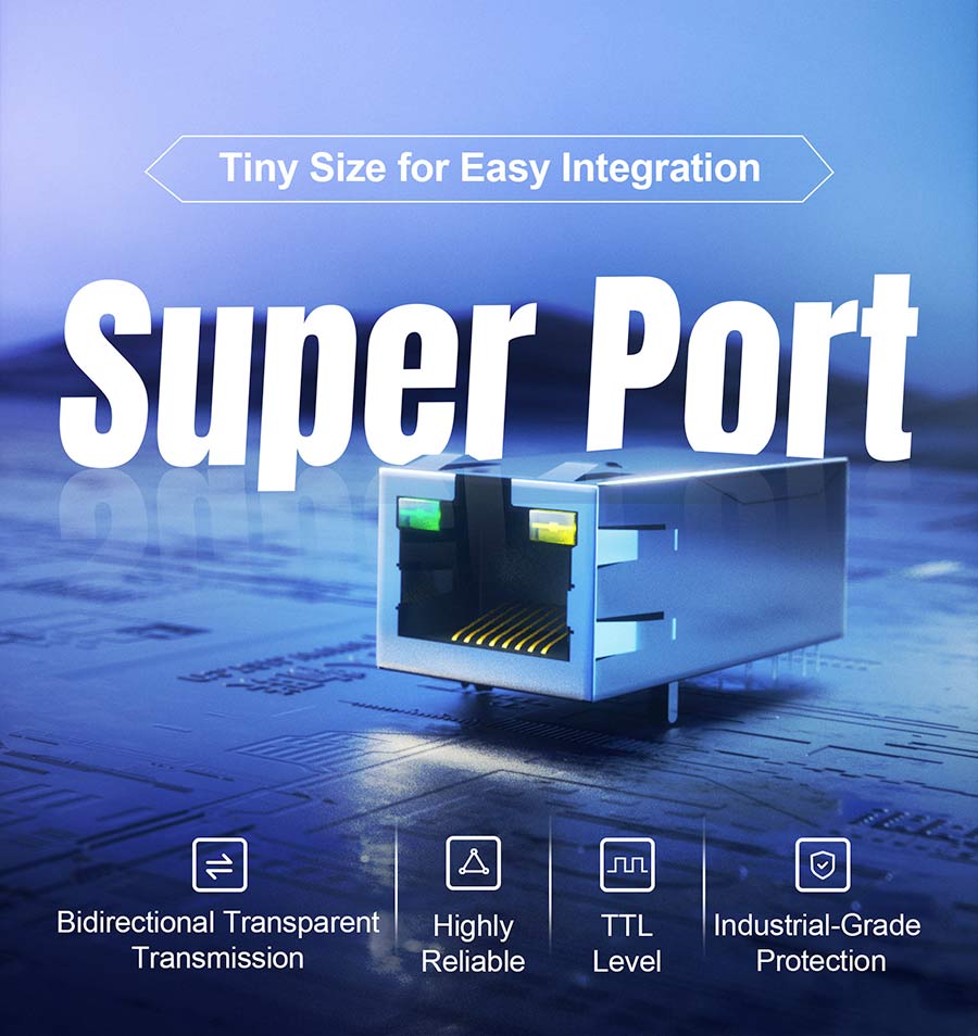 Serial to Ethernet Module_Super Port-PUSR IOT